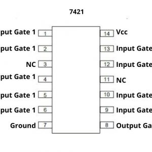 7421 74hc21 IC Dual 4 Input AND Gate IC - Electronic Components ...