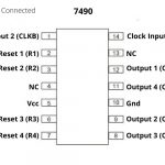 7490 Decade Counter IC 4 Bit BCD Counter IC - Electronic Components ...
