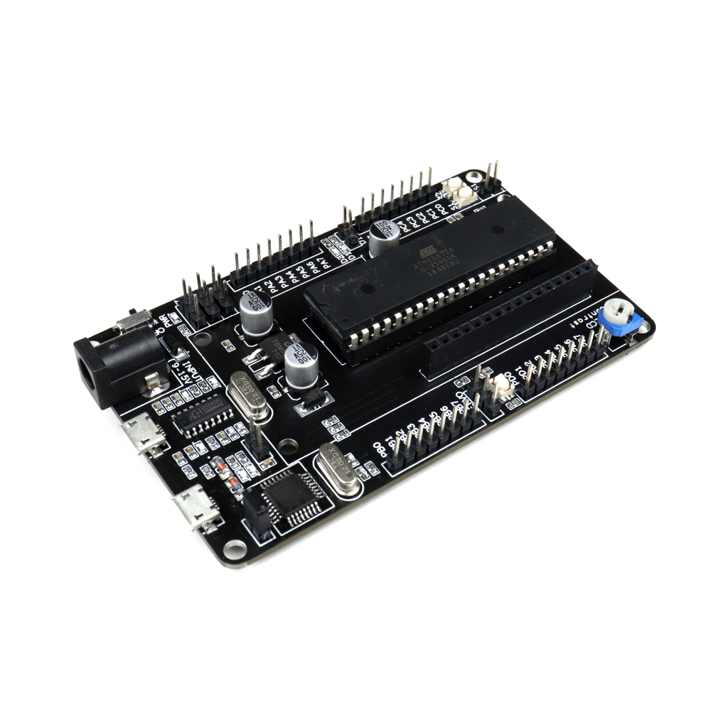 SmartElex Atmega32 AVR Development Board with On-board Programmer – Electronic Components ...